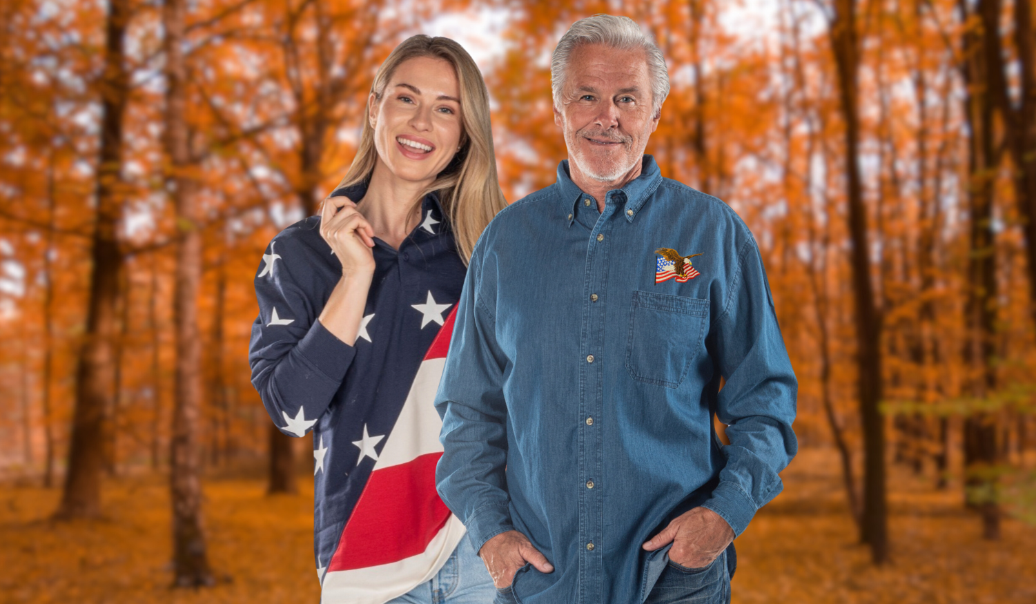 Patriotic Clothing - American Flag Apparel - The Flag Shirt