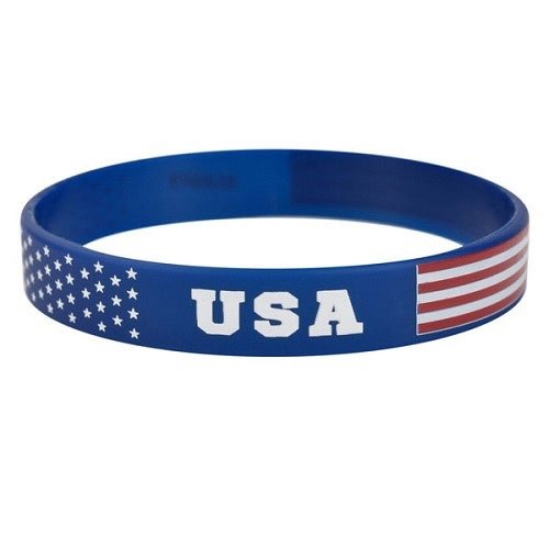 USA America Wristband Red, White & Blue | TheFlagShirt.com